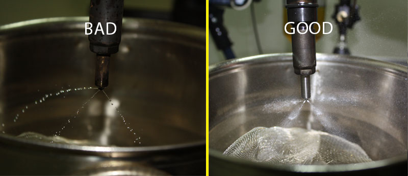 Fuel Injector Spray Pattern