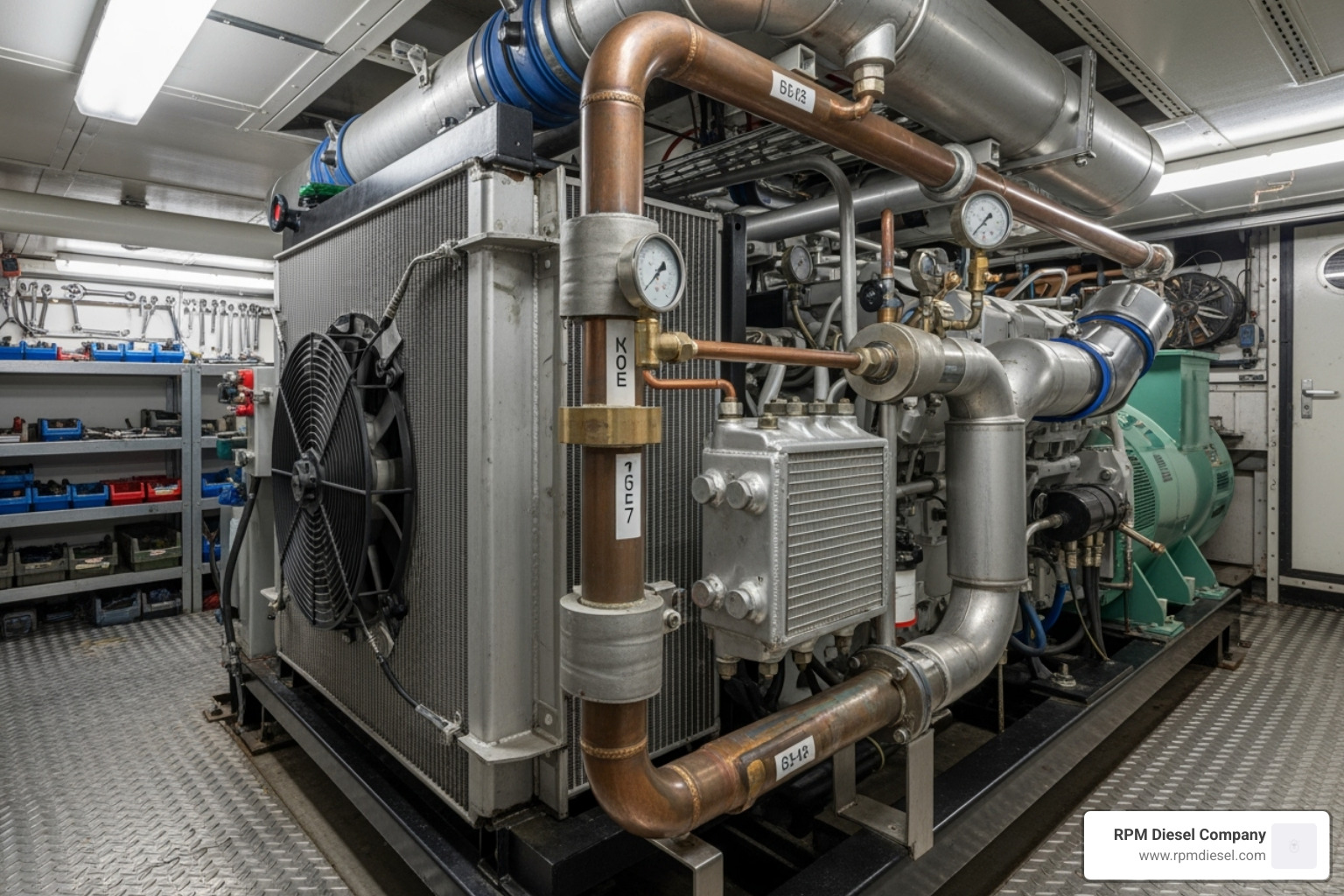 Diesel generator cooling system: Master Reliability 2025